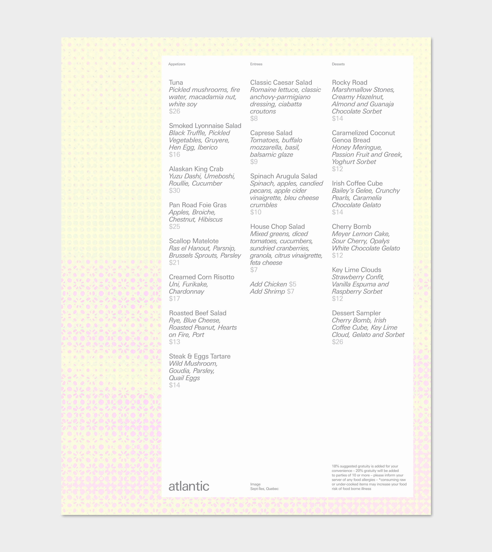 Atlantic – Simon Griffin